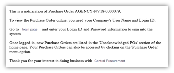 Access/Receive Purchase Order and Create Change Order – ePro Vendor Support