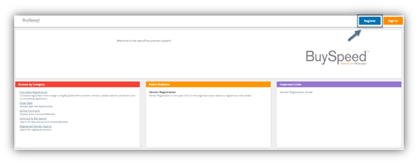 How to Complete Registration – ePro Vendor Support