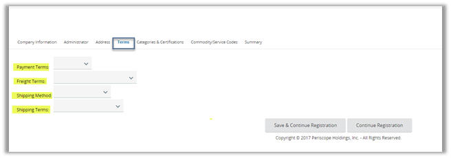 How to Complete Registration – ePro Vendor Support